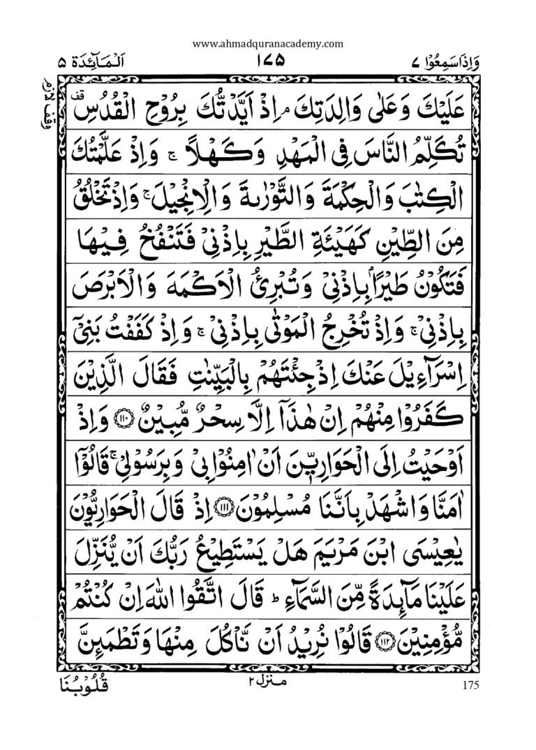 Quran para 7 with Translation, Tafsir, Audio & PDF – Ahmad Quran Academy